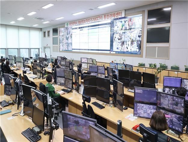 대전시 Cctv통합관제센터 범죄예방 역할‘톡톡